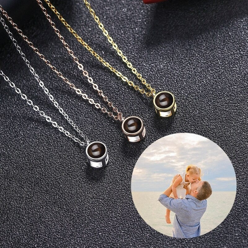 Collier et pendentif photo projection personnalisé – La Boutique Des Hommes