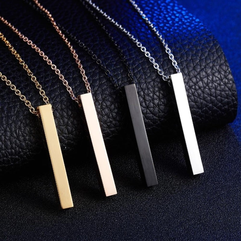 Collier personnalisé en acier pour homme – La Boutique Des Hommes